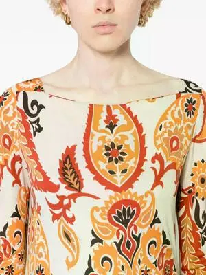 Gucci Paisley-print Midi Dress