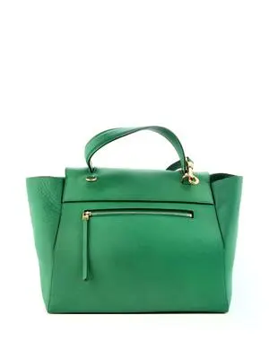 Celine Belt Bag Textured Leather Mini Shoulder Bag - Green