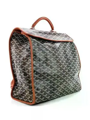 Goyard Saint Leger Briefcase Coated Canvas Backpack - Brown