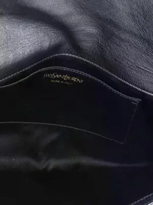 Saint Laurent Belle De Jour Leather Large Clutch Bag
