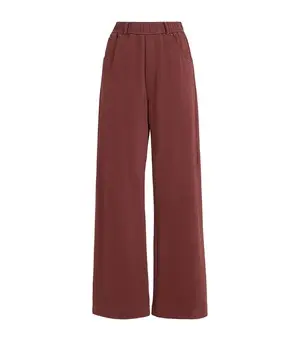 Brunello Cucinelli French Terry Relaxed Fit Sweatpants - Red