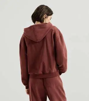 Brunello Cucinelli French Terry Full Zip Hoodie With Monili Beading
