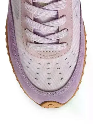 HOFF Mesh Panelled Lace-up Sneakers - Purple