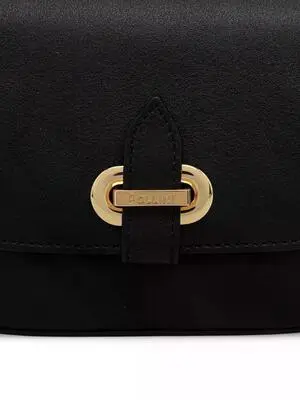 POLLINI Foldover Top Logo Plaque Crossbody Bag