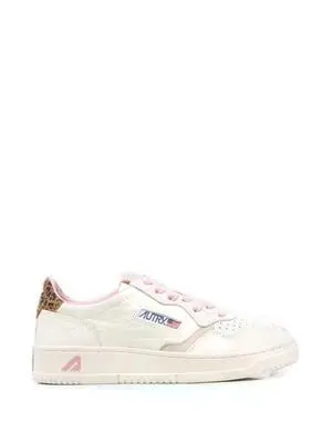 AUTRY Medalist Low Leopard-print Panelled Sneakers