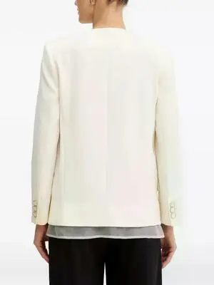 SIMONA CORSELLINI Cady Organza-detail Blazer