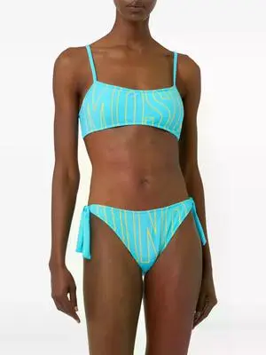 Moschino Print Lycra Bikini Top