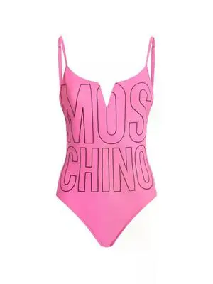 Moschino Print Swimsuit - Pink