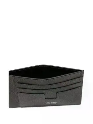TOM FORD T-line Grained Leather Cardholder