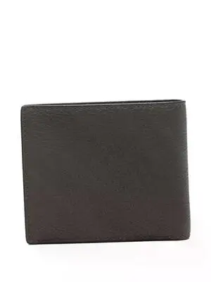 TOM FORD Logo-print Grained Leather Wallet - Grey