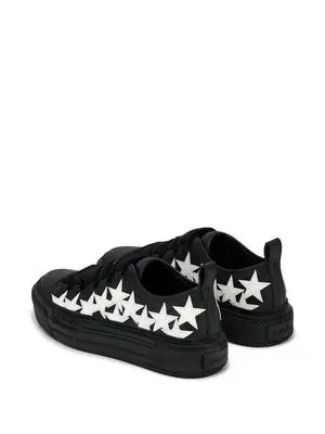 Amiri Stars Court Low Lace-up Sneakers - Black
