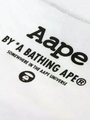 AAPE BY *A BATHING APE Camo-print Logo-patch T-shirt