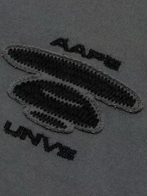 AAPE BY *A BATHING APE Embroidered Logo-patch T-shirt