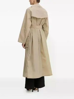 Armani Exchange Double-breasted Belted Trench Coat