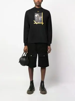 Off-White Painting-print Long-sleeve T-shirt
