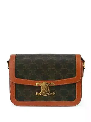 Celine Triomphe Shoulder Bag - Brown