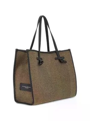 MARCELLA CLUB Herringbone Shoulder Bag