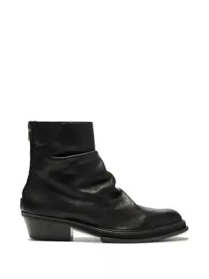 424 Ruched Zip-up Boots