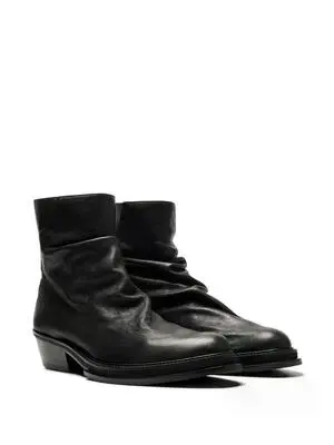 424 Ruched Zip-up Boots