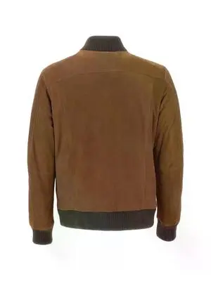 VOLFAGLI FIRENZE Libertà Camoscio Bomber Leather Jacket