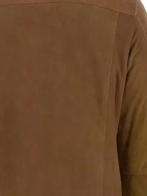 VOLFAGLI FIRENZE Libertà Camoscio Bomber Leather Jacket