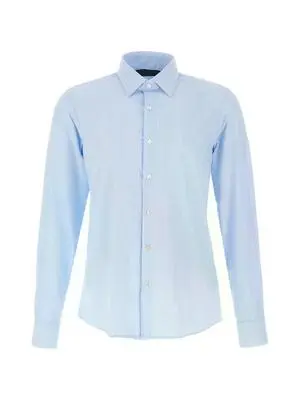 RRD Oxford Jacquard Stripe Shirt - Blue