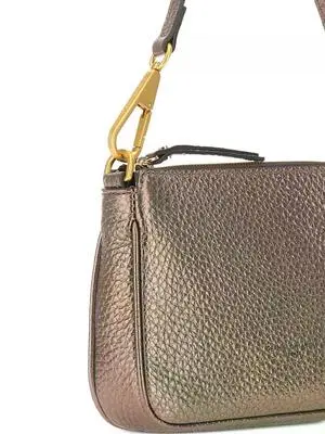 GIANNI CHIARINI Brooke Maxi Grain Leather Shoulder Bag - Pink