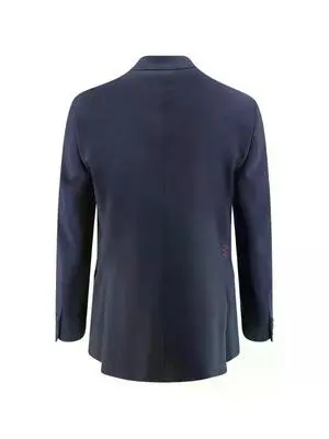 AMARANTO Double-breasted Peak-lapel Blazer