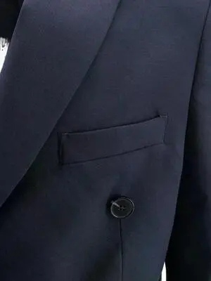 AMARANTO Double-breasted Peak-lapel Blazer
