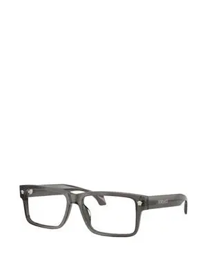Versace Medusa Plaque Rectangle-frame Glasses