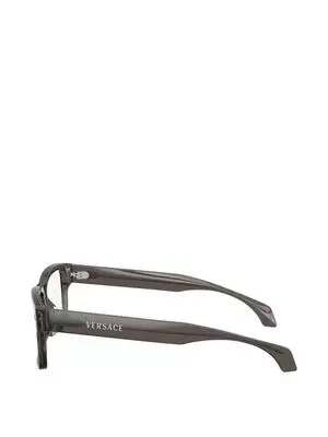 Versace Medusa Plaque Rectangle-frame Glasses