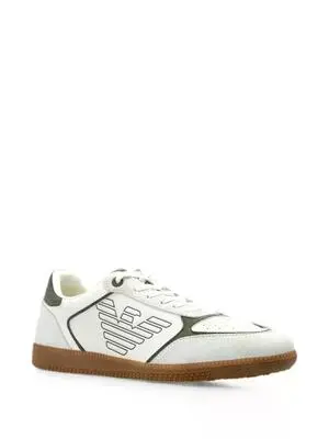 EA7 Panelled Logo Print Sneakers
