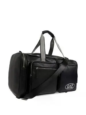 EA7 Pebbled Texture Holdall Bag