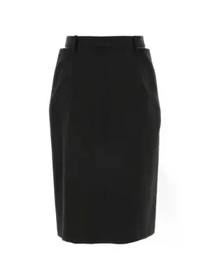 JIL SANDER Wool Skirt With Cut-out Detail