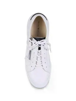 Ron White Manson Perforated Side-zip Sneakers