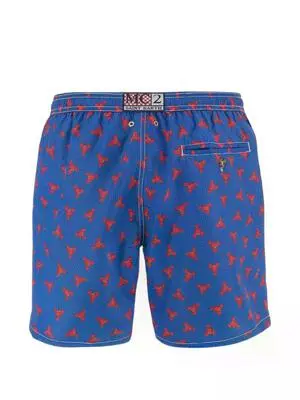 MC2 SAINT BARTH Lobster Print Swim Shorts - Blue