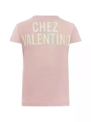 Valentino Garavani Logo Print T-shirt - Pink
