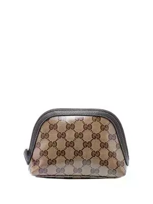 Gucci Gg Crystal Pouch - Neutrals