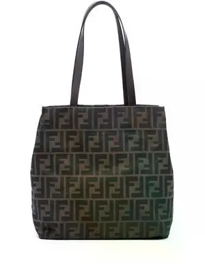 Fendi 20th Century Zucca Canvas Tote Bag - Brown