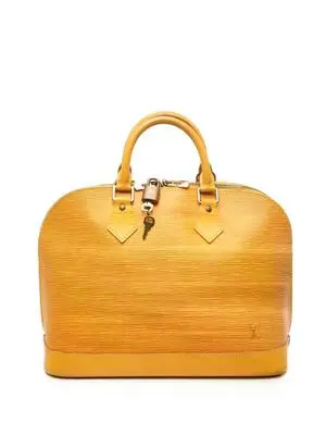 LOUIS VUITTON Louis Vuitton Epi Alma PM Handbag Yellow