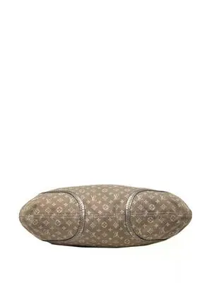 LOUIS VUITTON Monogram Mini Lin Angele Satchel - Grey