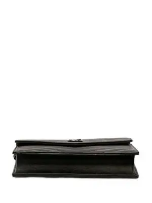 Saint Laurent Cassandre Monochrome Envelope Chain Wallet Crossbody Bag