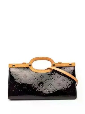 LOUIS VUITTON Monogram Vernis Roxbury Drive Satchel - Purple