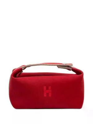 Hermès Hermès Toile Bride A Brac Vanity Bag Red
