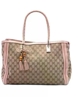 Gucci Gg Canvas Bella Tote Bag - Neutrals