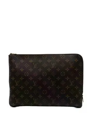 LOUIS VUITTON Monogram Etui Voyage Mm Clutch Bag - Brown