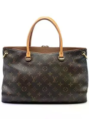 LOUIS VUITTON Monogram Pallas Mm Satchel - Brown
