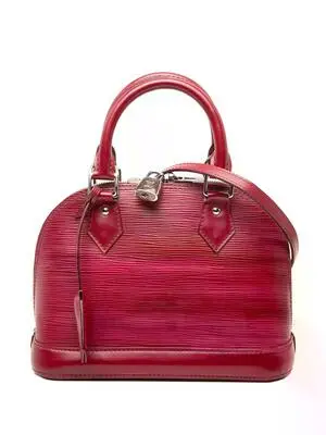 LOUIS VUITTON Epi Alma Bb Satchel - Red