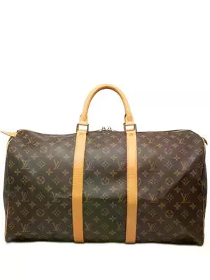 LOUIS VUITTON 2003 Monogram Keepall 50 Travel Bag