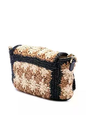 Gucci Gg Marmont Raffia Crossbody Bag